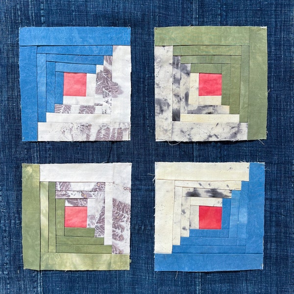 Log Cabin Cross Quilt Pattern - Etsy