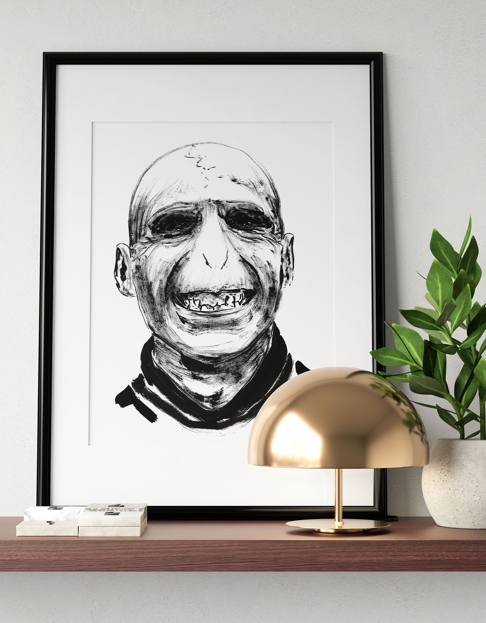 Printable poster of Lord Voldemort a Harry Potters art. | Etsy