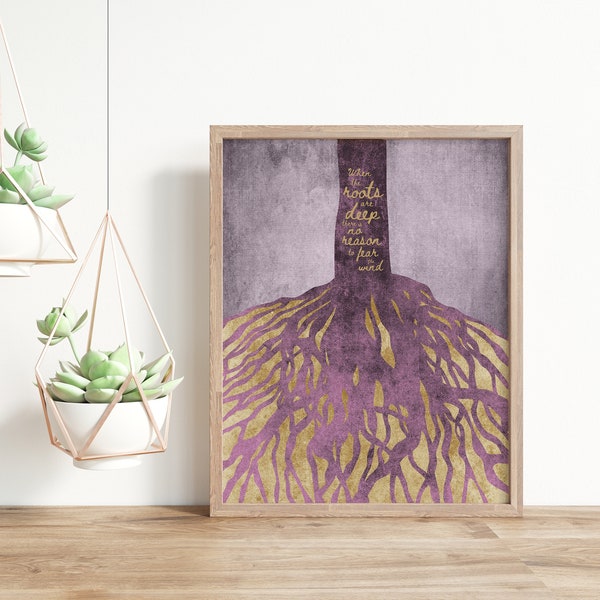 Tree Roots Wall Art - Etsy