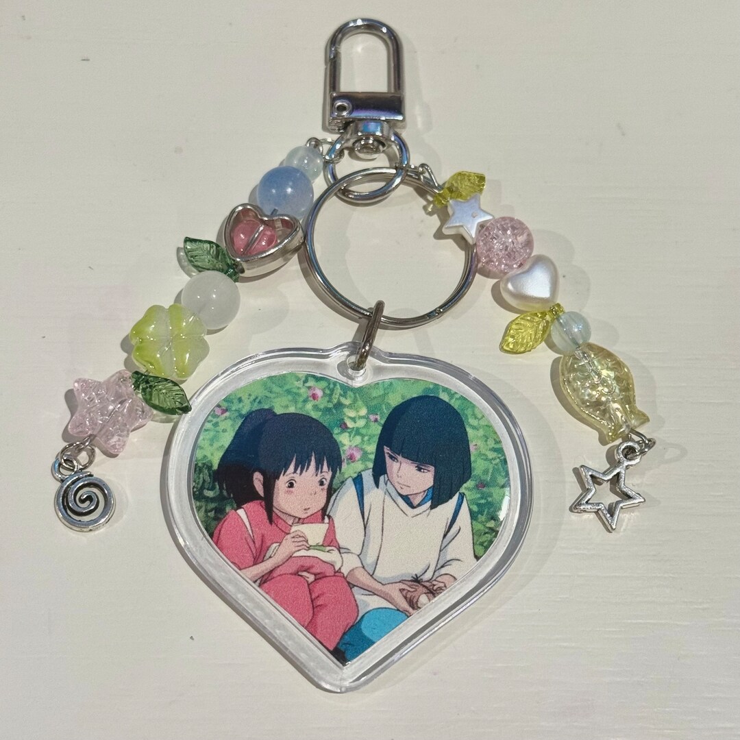 Spirited Away Chihiro and Haku Keychain - Etsy