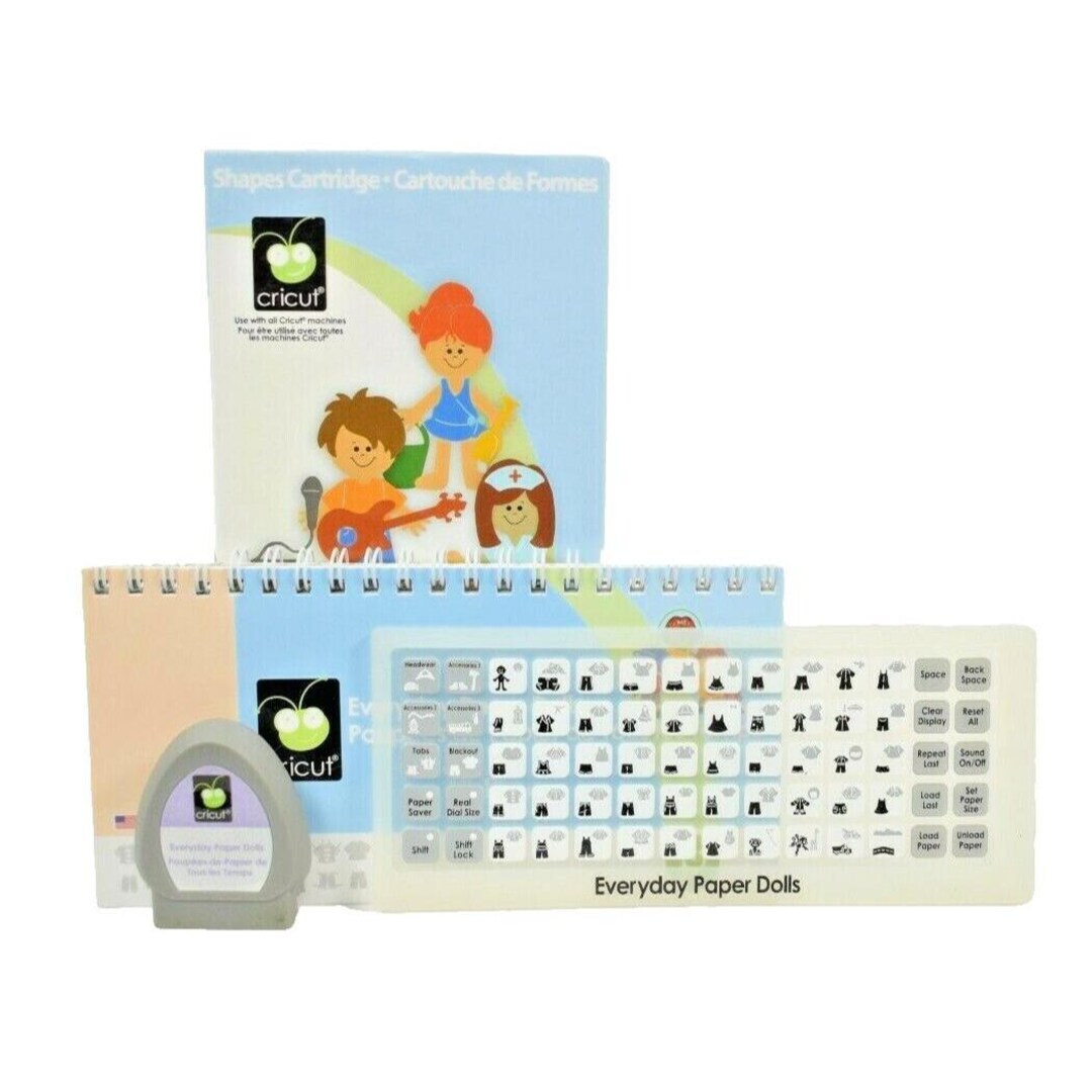 Provo Craft Everyday Paper Dolls Shapes Cartridge Kit Cricut Machines ...
