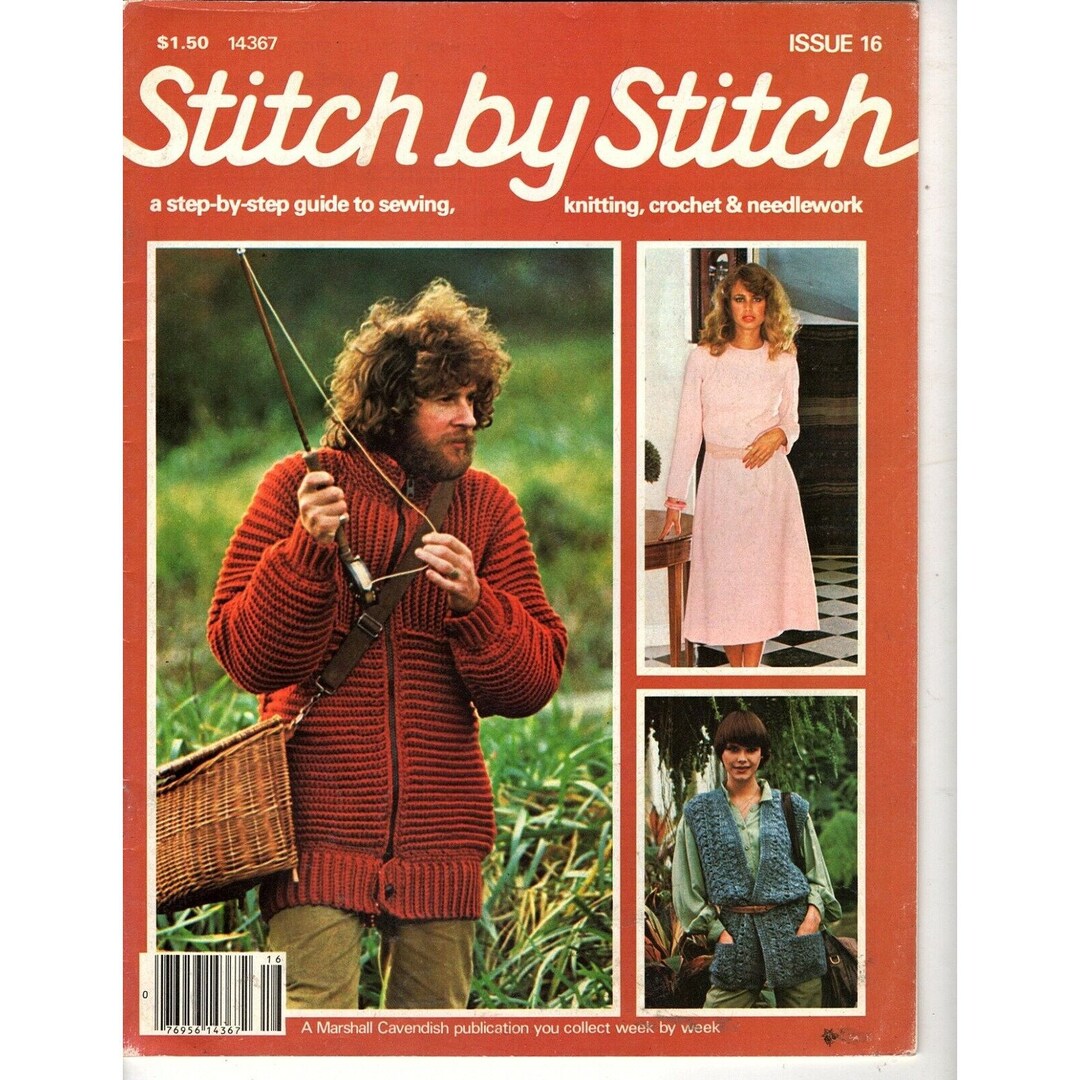 Stitch by Stitch Magazine Issue 16 1982 Guide to Sewing - Etsy