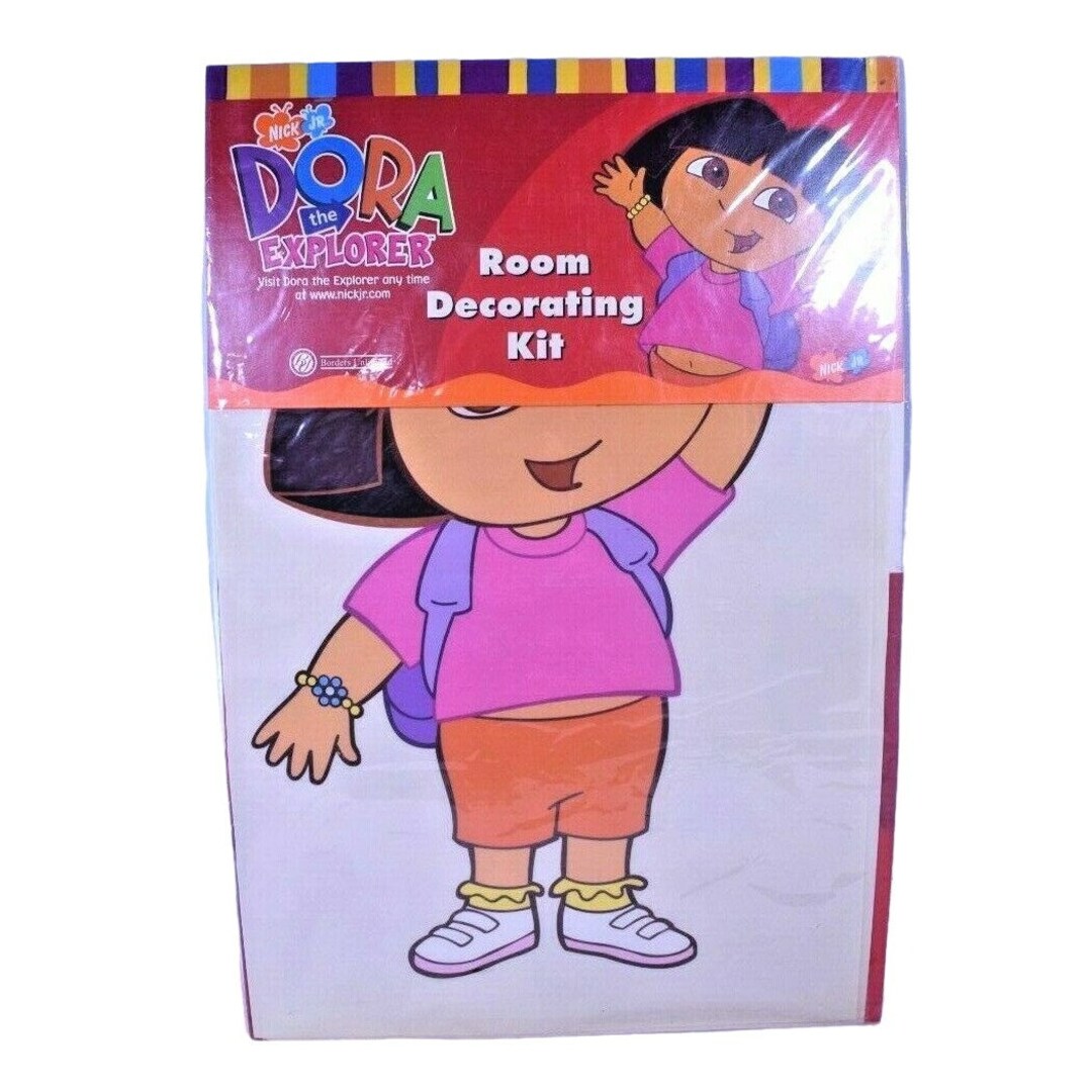 Nickelodeon Jr Room Decorating Kit Stickers Paint Stamps Dora the ...