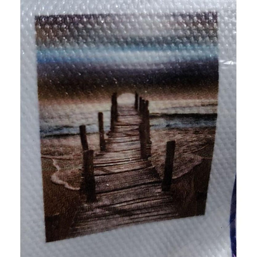 5D Diamond Painting Kit Full Drill Pier Pathway Landscape Canvas DIY ...