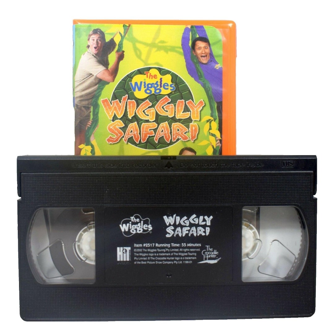 The Wiggles Wiggly Safari VHS, 2002 Clamshell Case Steve Irwin - Etsy