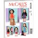 Mccall's Crafts M7820 18 Inch Doll Clothes Bags and Purses Uncut Sewing ...