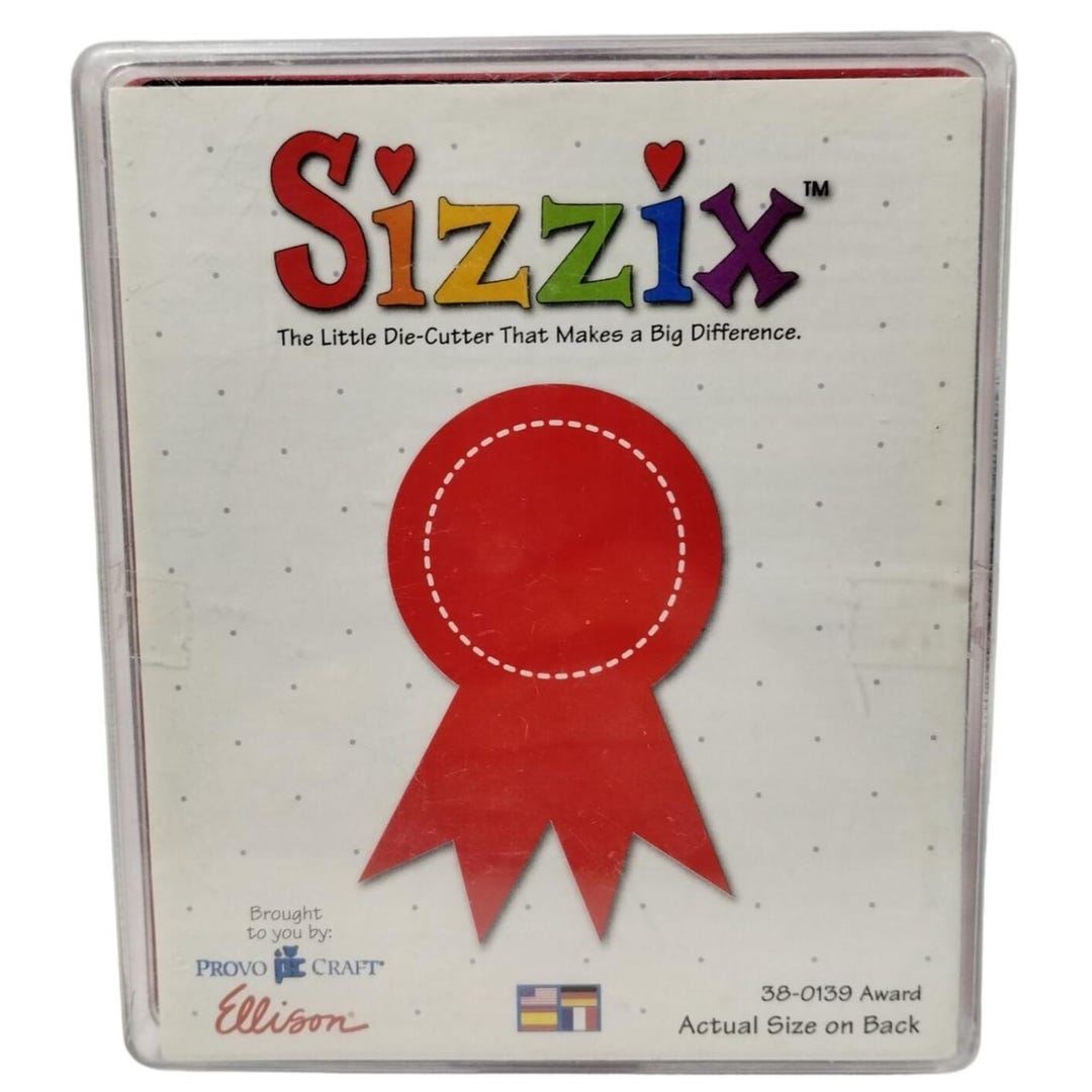 Provo Craft Sizzix Award Die Cutter Set 380139 Crafting Scrapbooking ...
