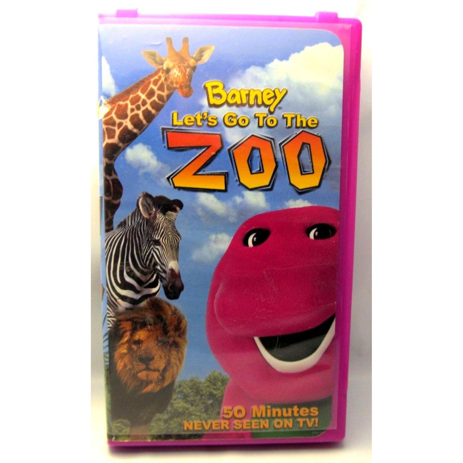 Barney Lets Go to the Zoo VHS Tape With Case - Etsy