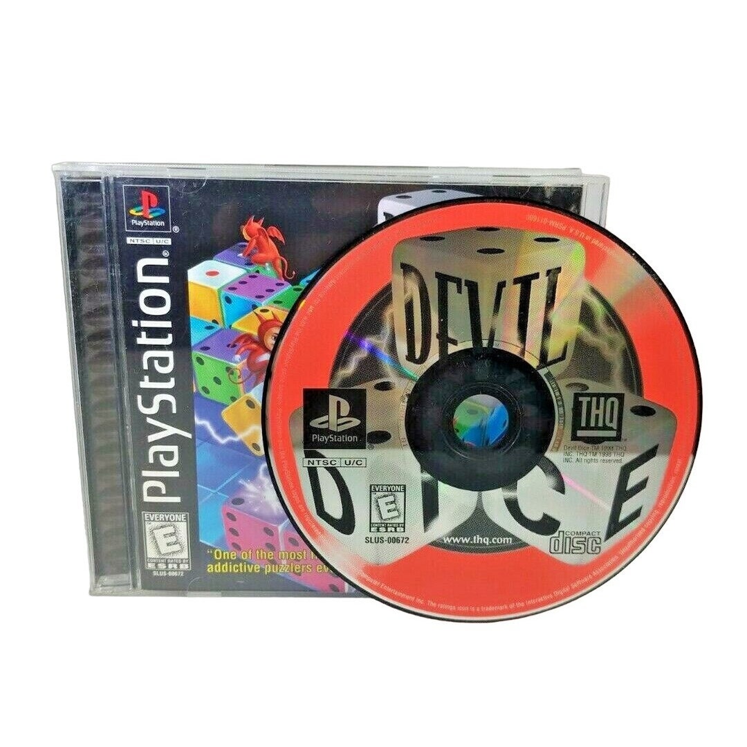 THQ Devil Dice sony Playstation 1, 1998 100% Complete tested - Etsy