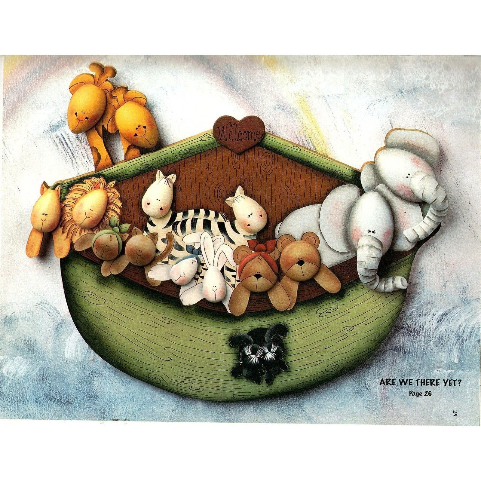 Promises Kept Jayna James Noah's Ark Vintage Tole Painting Patterns ...