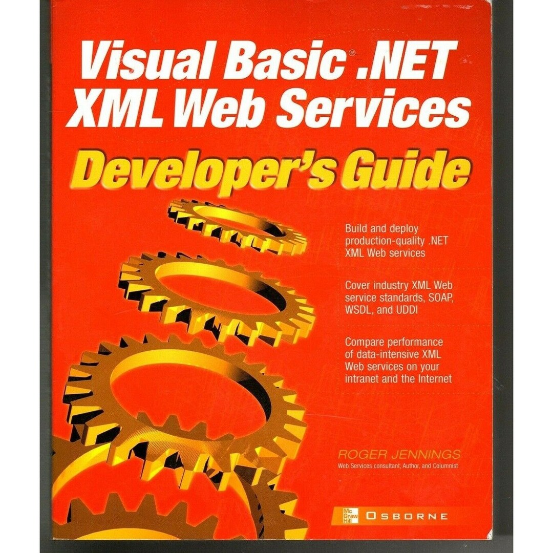 Visual Basic .NET XML Web Services Developers Guide Paperback 2002 - Etsy
