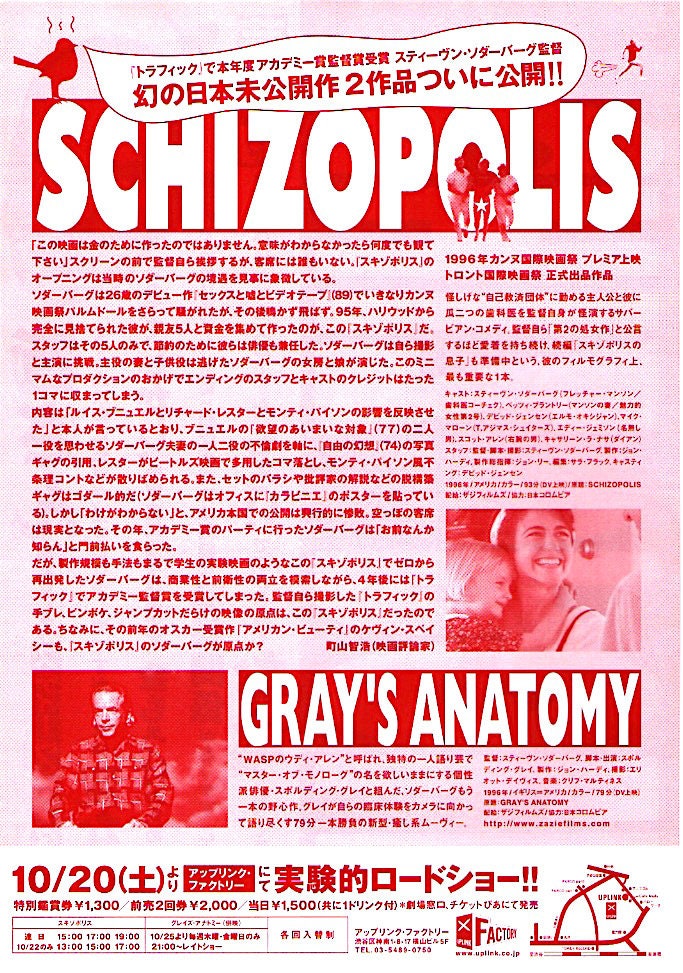 Schizopolis | 90s Cult Classic, Steven Soderbergh | 2001 original print ...