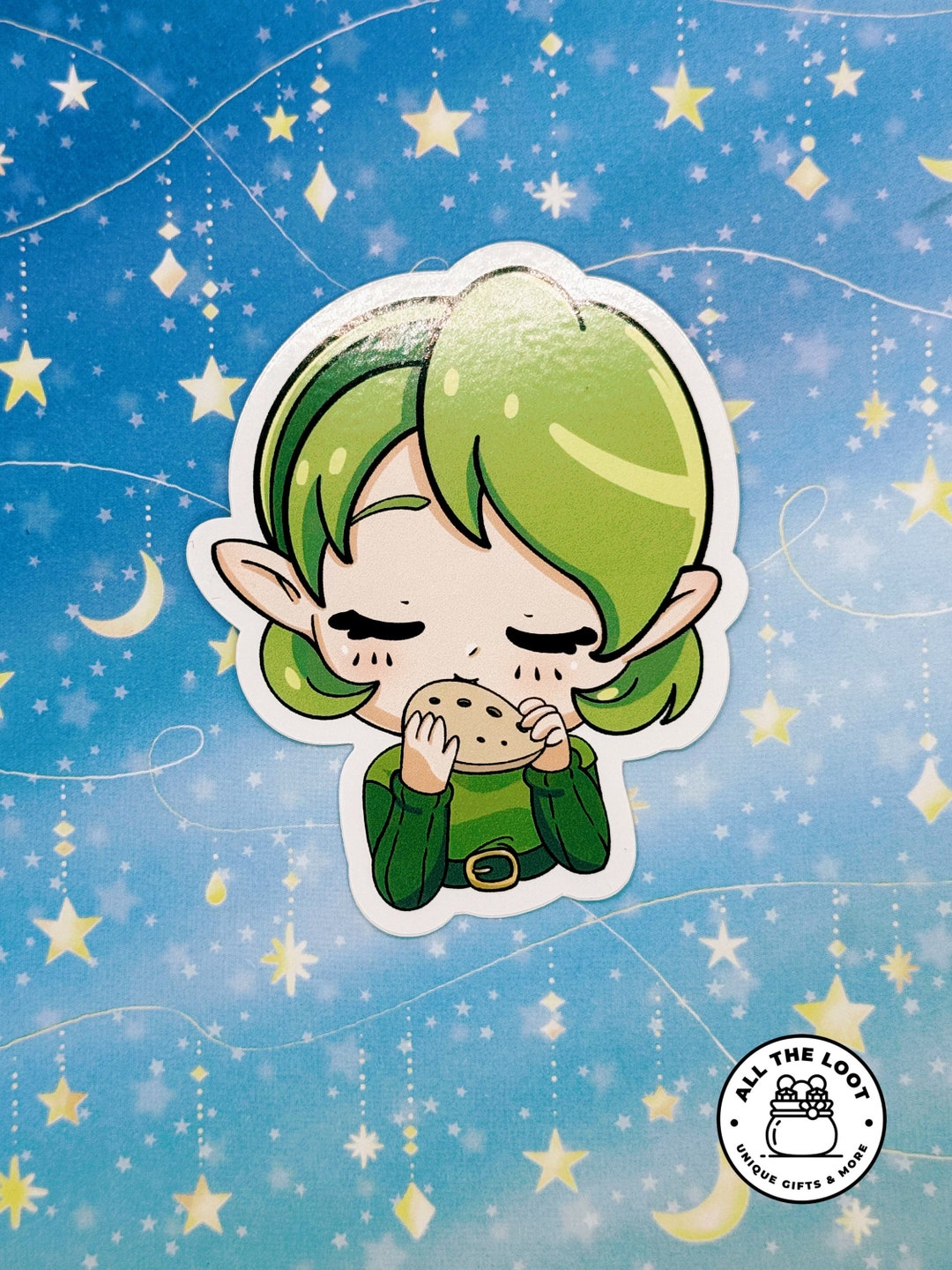 Saria Vinyl Sticker Zelda Sticker,botw, Chibi Zelda, Anime Sticker ...