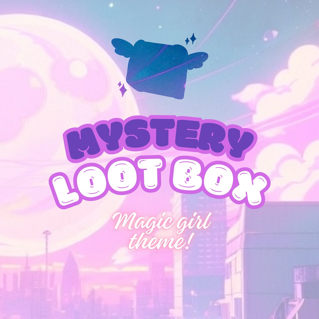 Mystery Box, Mystery Loot Box, Anime Themed, Magic Girl Themed, Anime ...