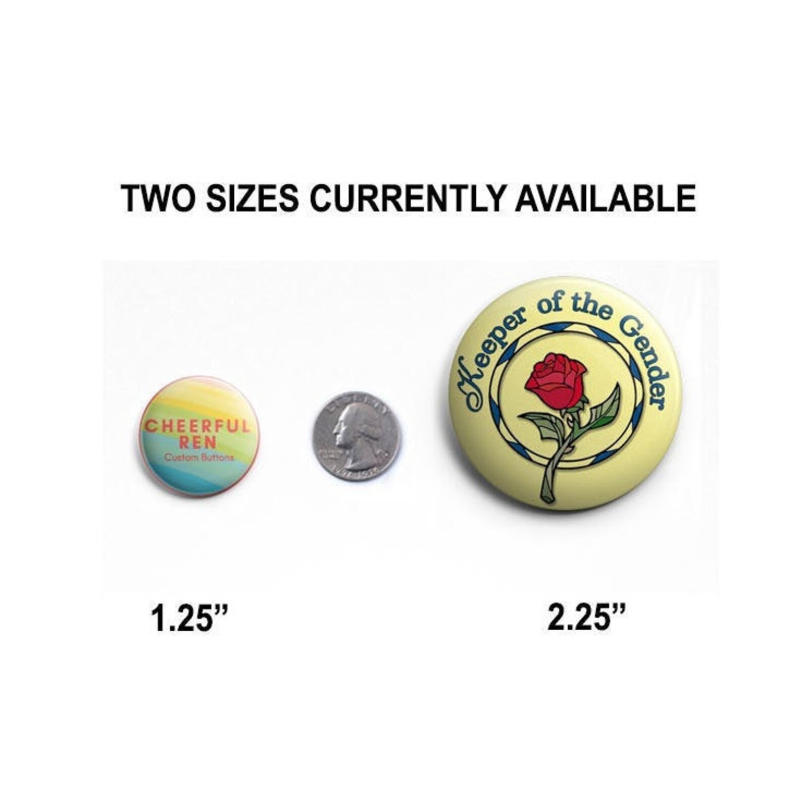 Keeper of the Gender Button Pin; Gender Reveal Pin; Baby Shower; YELLOW ...