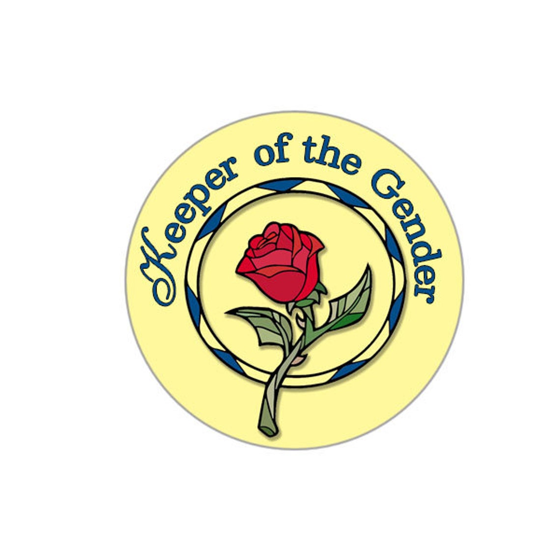 Keeper of the Gender Button Pin; Gender Reveal Pin; Baby Shower; YELLOW ...