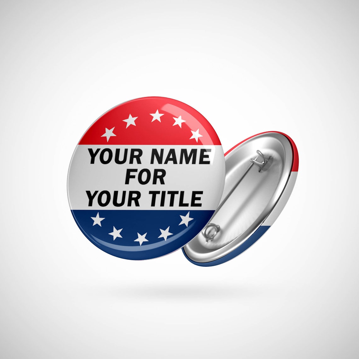 Custom Campaign Buttons 1.25 or 2.25 Pinback - Etsy