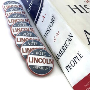 VOTE; Custom Campaign Buttons - 1.25" or 2.25" Pinback Buttons ...