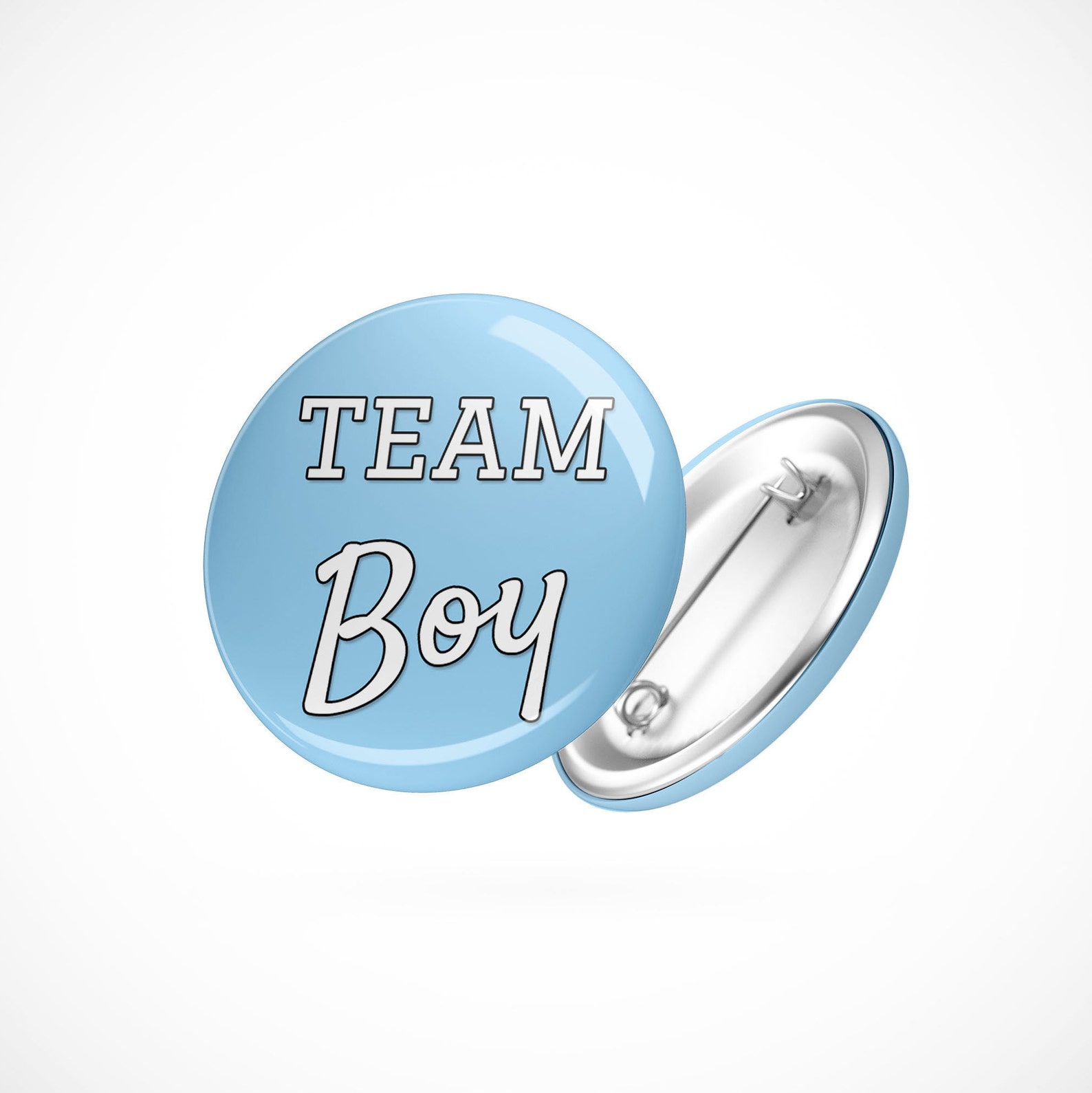 Team Boy Team Girl Gender Reveal Button Pin Set FREE | Etsy