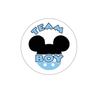 Team Girl Team Boy Gender Reveal Button Pin Set; FREE SHIPPING, Gender ...