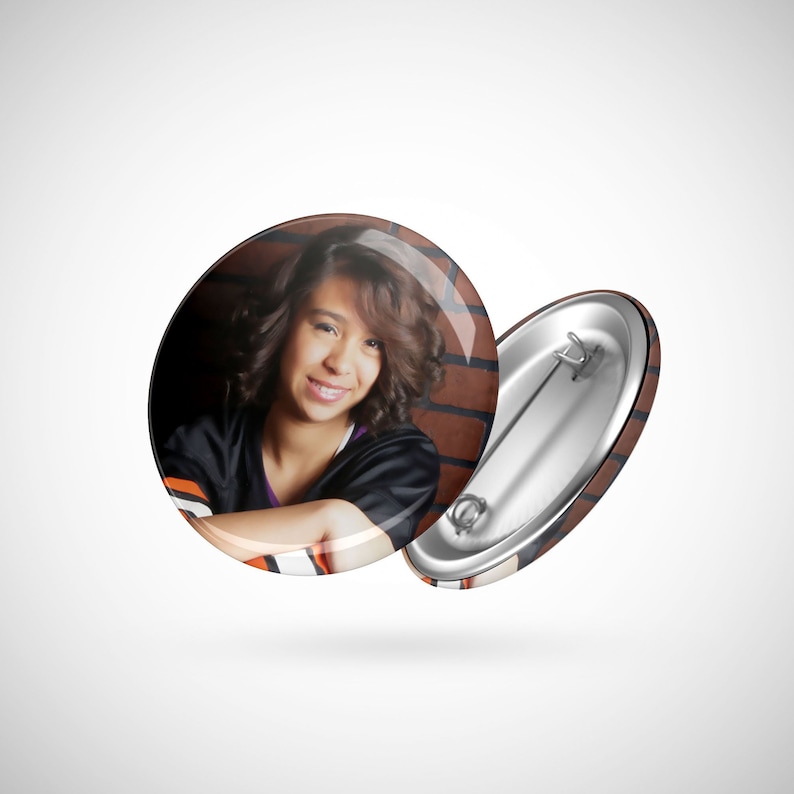 25 Custom Photo Buttons 1.25 Pinback Buttons Design | Etsy