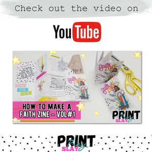 Faith Zine Vol. #1 Joy - Sharing God's Word - Christian Tract - Bible ...