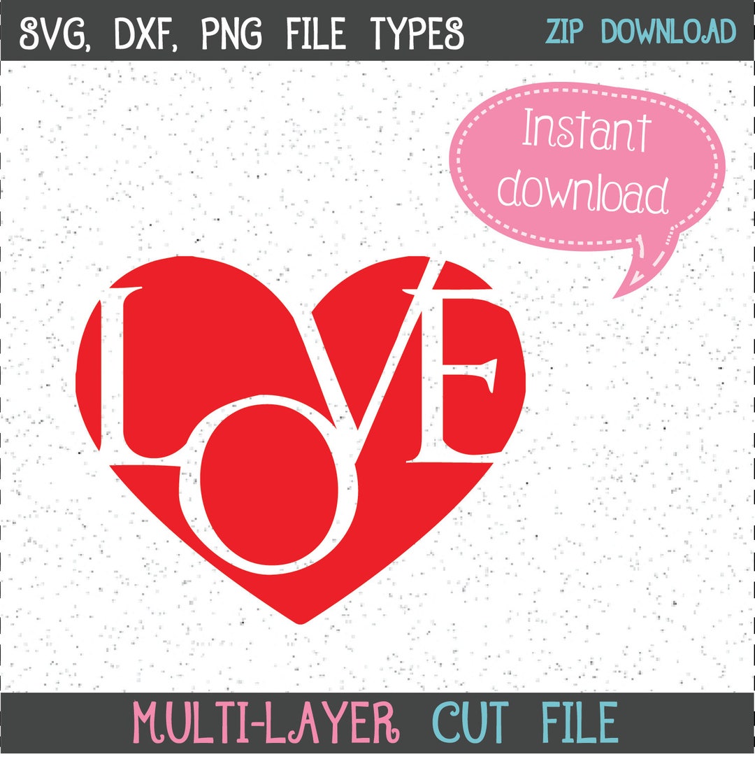 Love SVG, Heart SVG, Valentine's Day, First Valentine's Day, SVG, Svgs ...