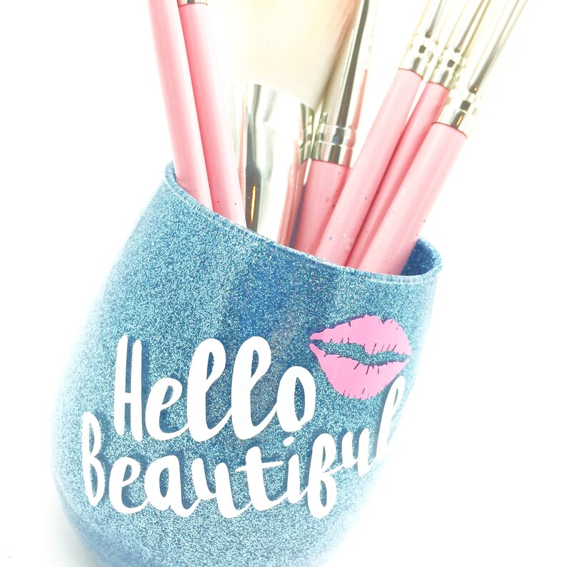 Hello Beautiful SVG Makeup Jar SVG Makeup Decal Makeup - Etsy