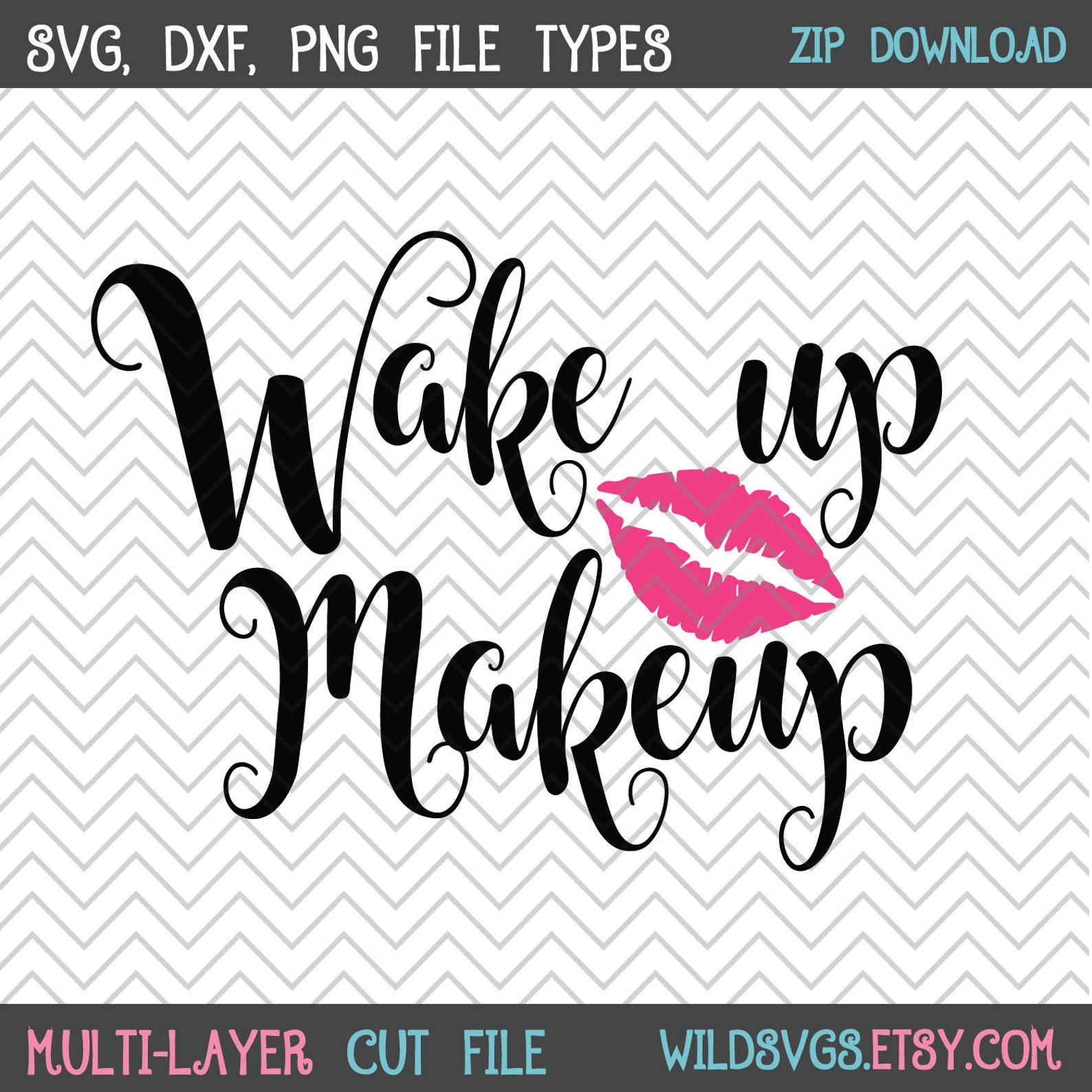 Wake up Makeup SVG, Makeup Jar SVG, Makeup Decal, Makeup Glass SVG ...