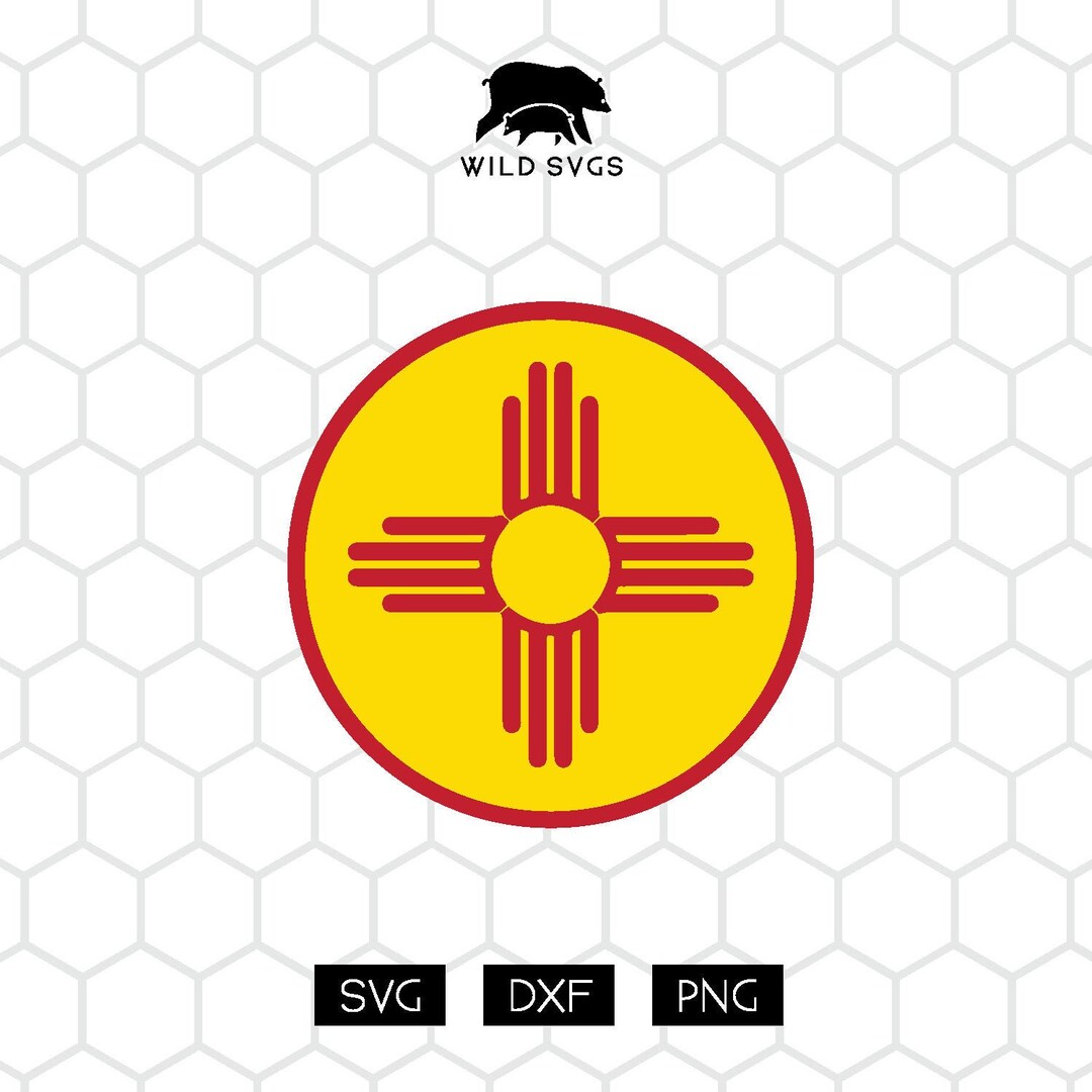 New Mexico Roundel SVG File for Cricut and Silhouette - Etsy