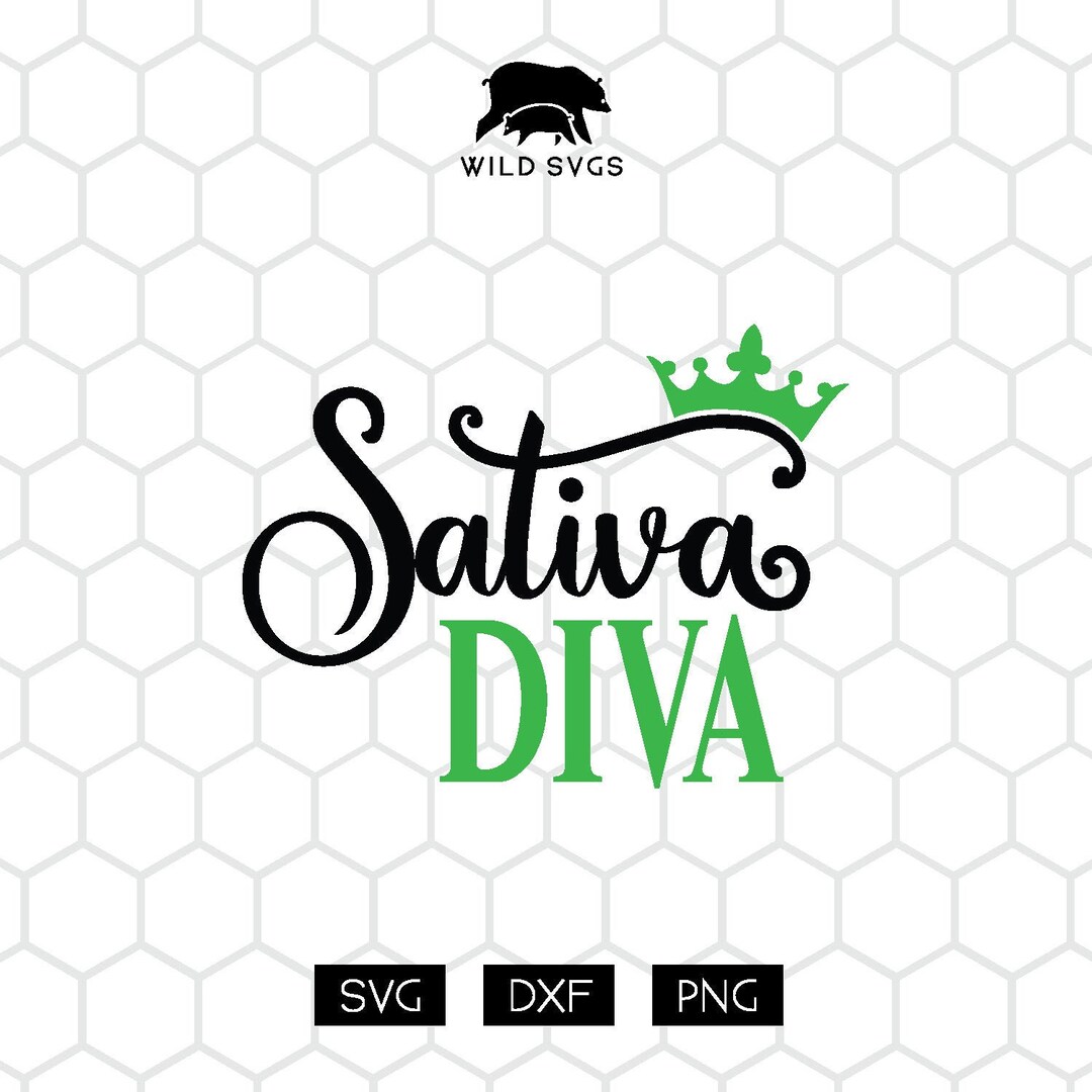 Sativa Diva Digital Design - Etsy
