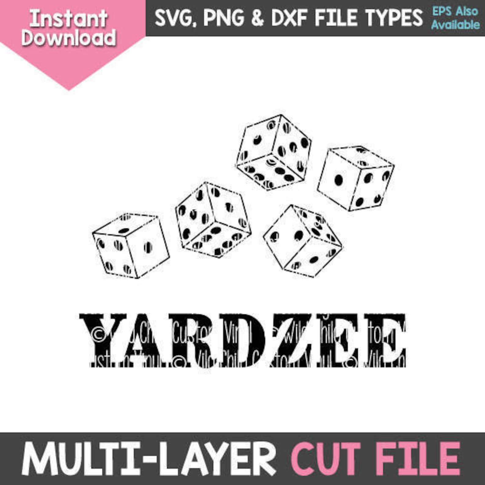 YARDZEE Graphics Only, YARDZEE Svgs, Yardzee Graphics, Yard Dice - Etsy