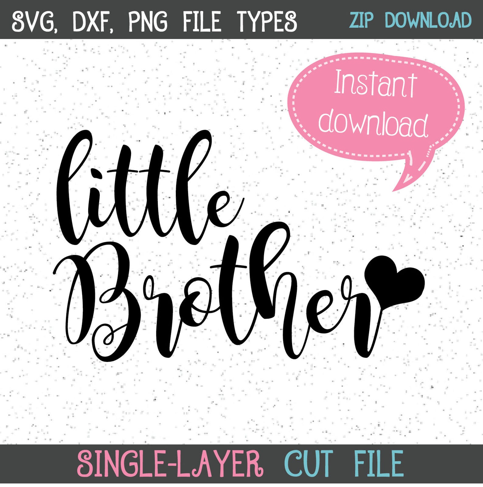 Little Brother SVG, New Baby Cricut Cut File (digital Download) - Etsy