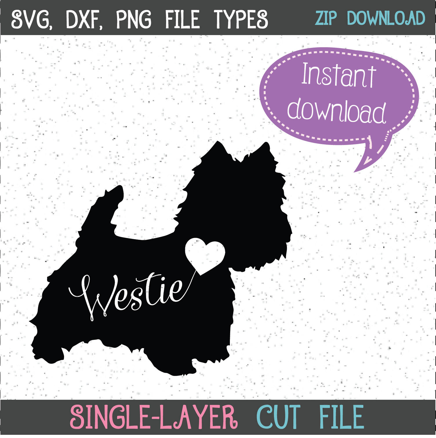 Westie Dog SVG, Dog Cut File (digital Download) - Etsy Canada