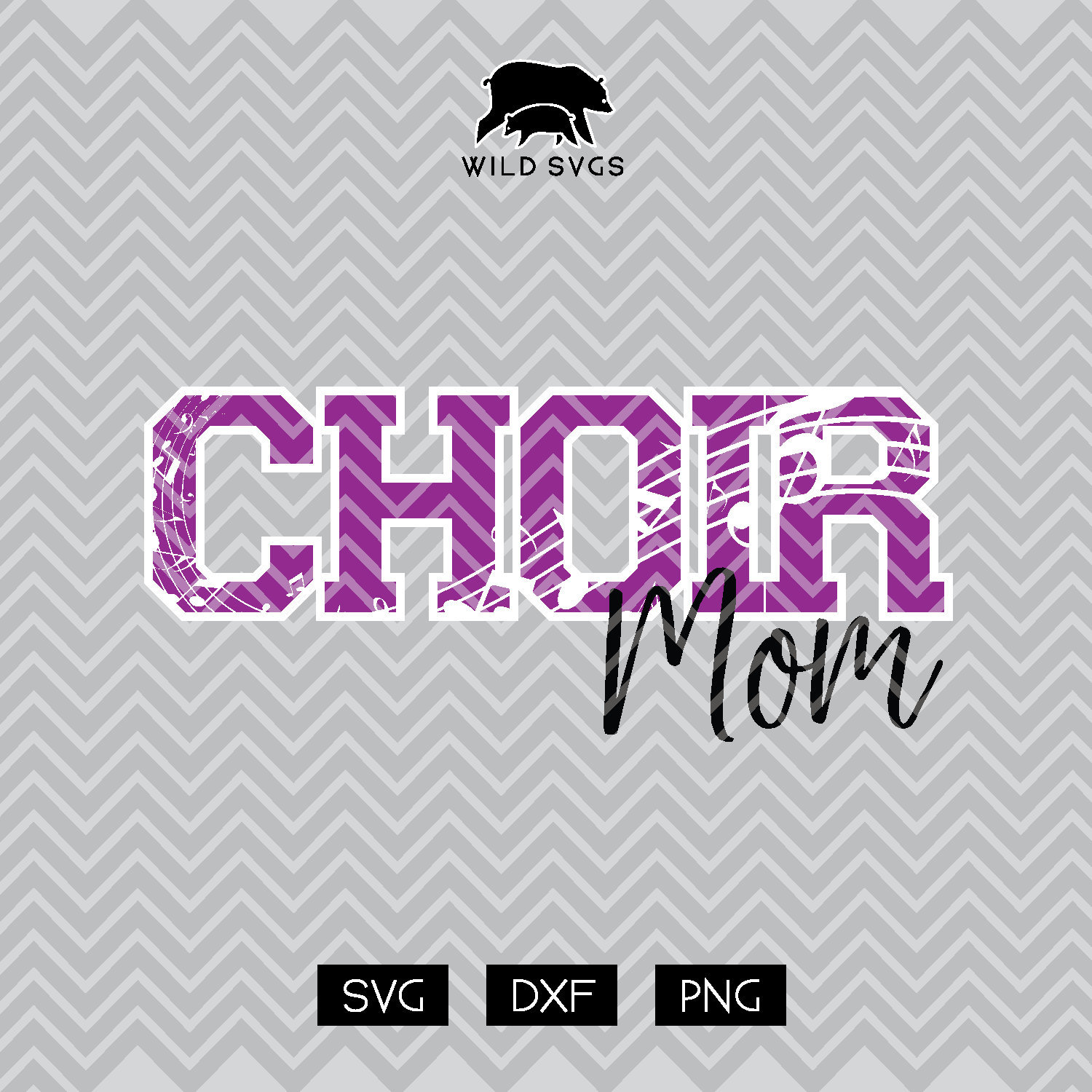 Choir Mom SVG School Choir Voice Sing Cuttables - Etsy