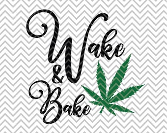 Wake and Bake SVG - Etsy