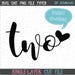 Two SVG, Birthday SVG, Svgs, Cricut Cut File, Silhouette File ...