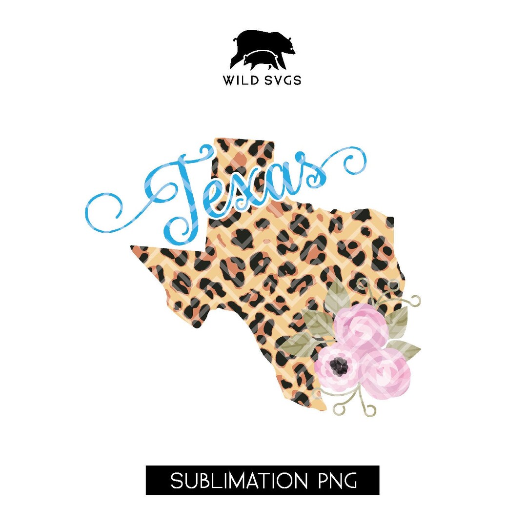 Texas Sublimation, Texas, TX State, Texas Leopard Print, Texas ...