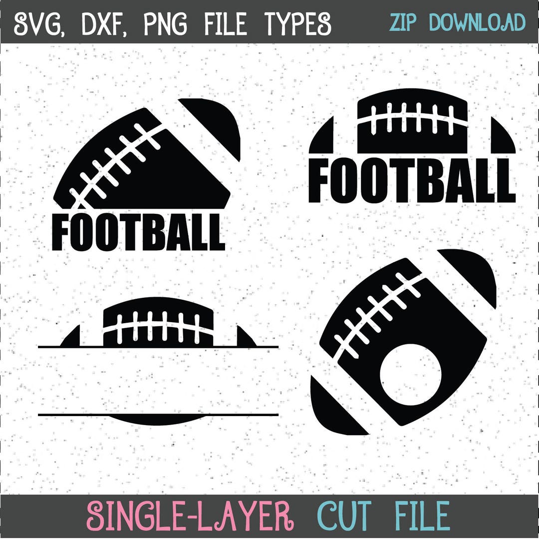 Football Svgs, Football SVG, Football Monograms, Football, Svgs, Svgs ...