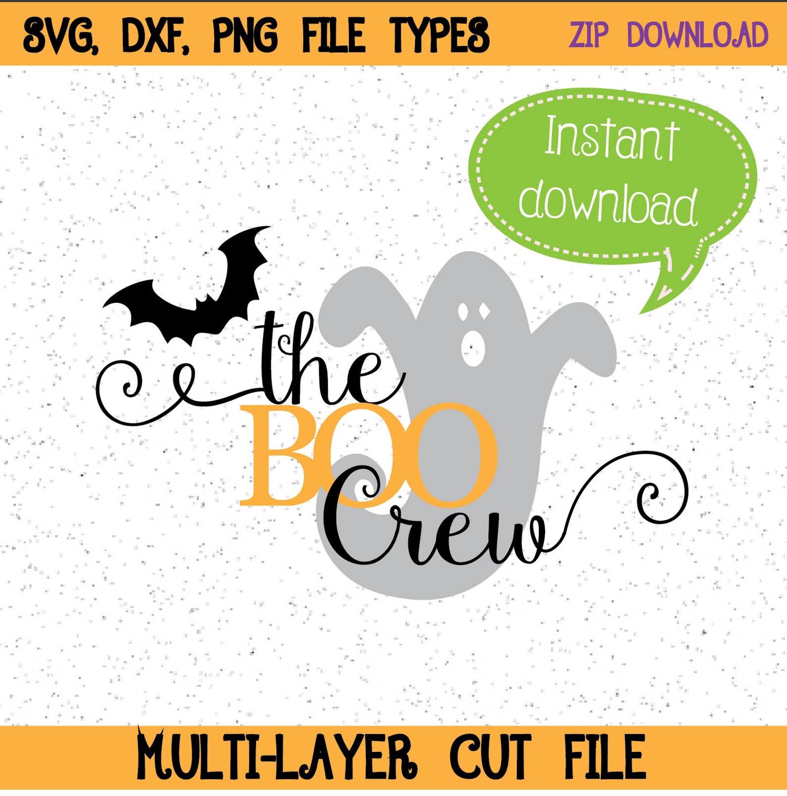 The Boo Crew SVG, Halloween SVG, Halloween Clipart, Ghost SVG, Boo Svg ...