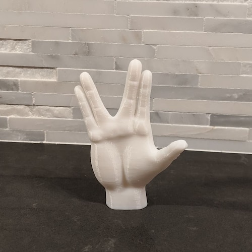 Vulcan Salute Hand Sign Mini Statue Star Trek | Etsy