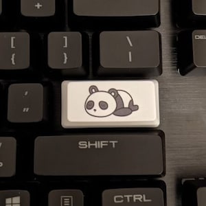 Cute Panda Keycap || for Mechanical Cherry MX Switches || - Etsy