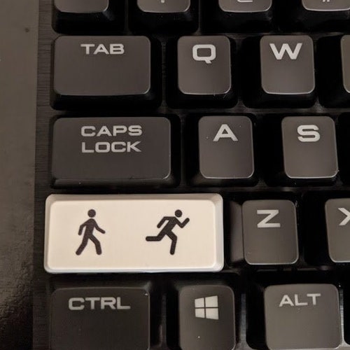 Shift Walk / Run FPS Gaming Keycap for Mechanical Cherry MX - Etsy