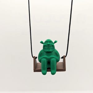Shrek Swing Car Hanging Ornament for Rear View Mirror, Cute Decoration ...