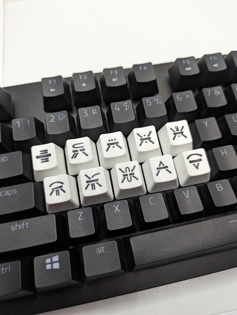 Destiny Hive Runes Keycaps for Mechanical Cherry MX - Etsy Australia