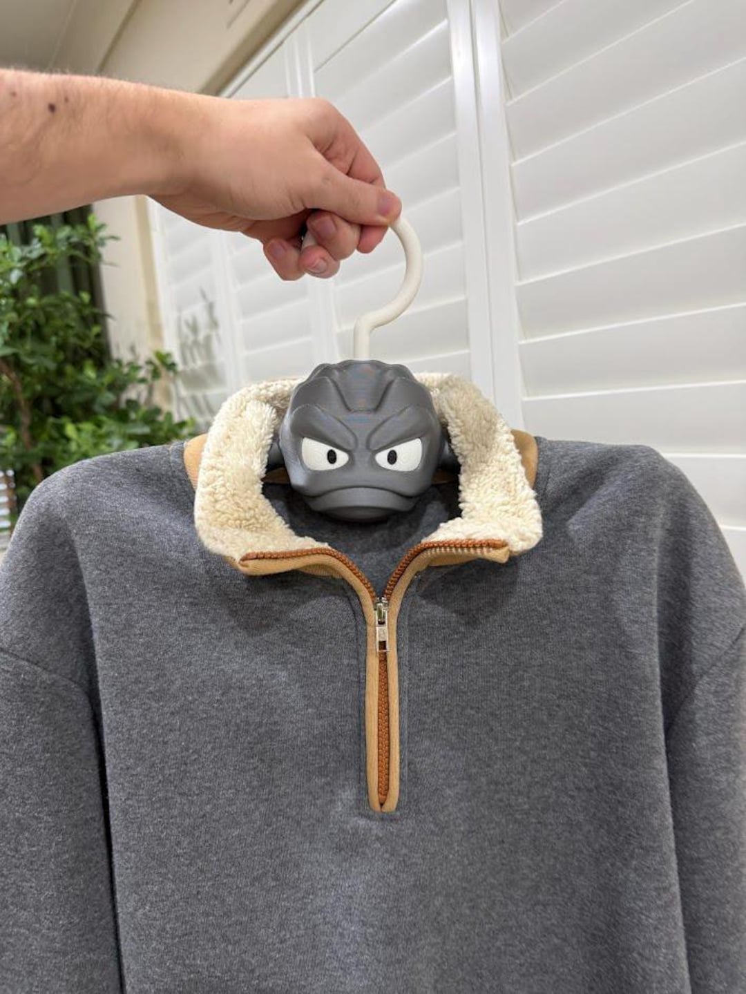 Geodude Clothing Hanger | Pokemon Inspired Wall and Closet Hook for ...