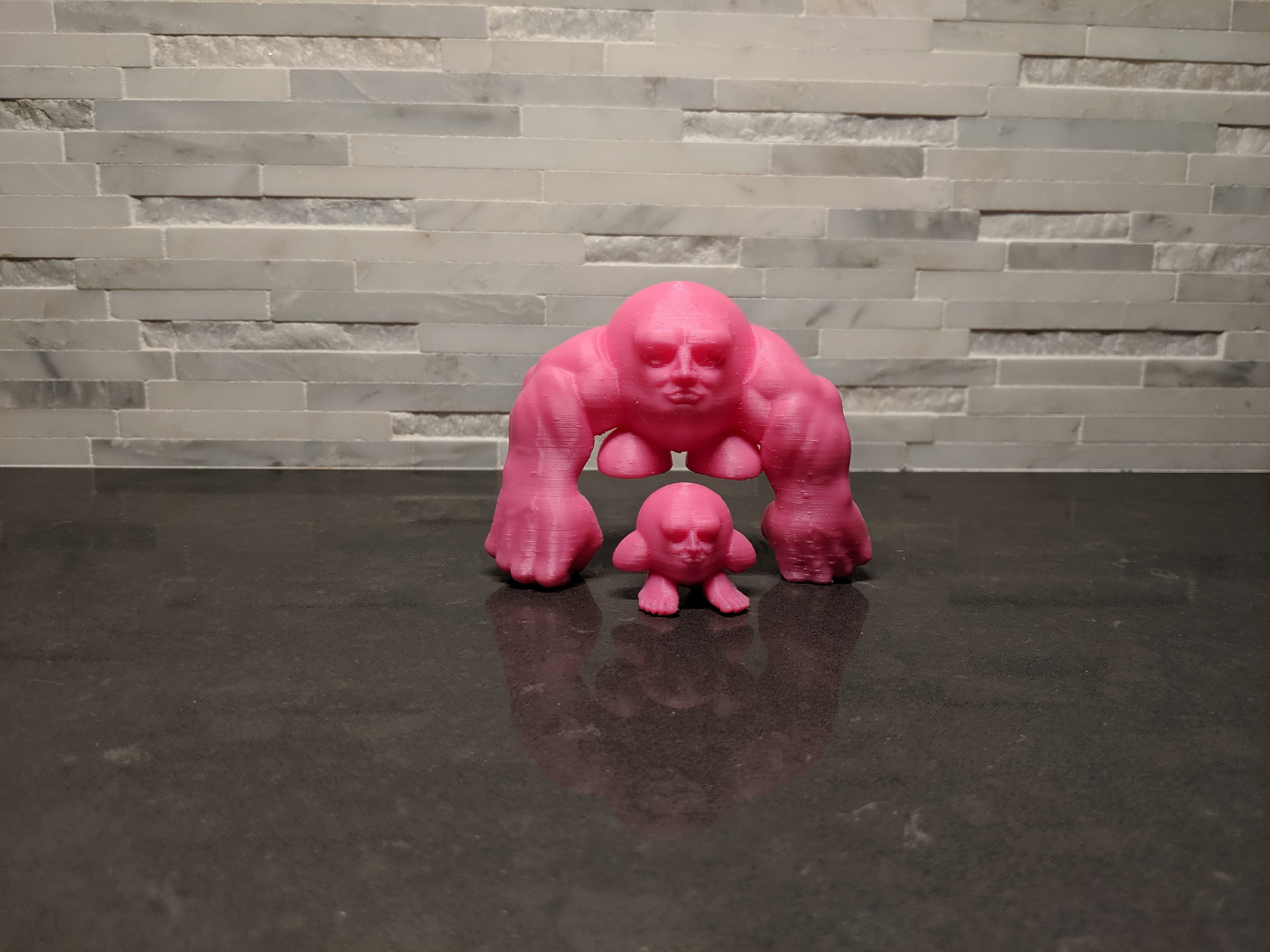Muscular Creepy Kirb With Buff Arms - Etsy
