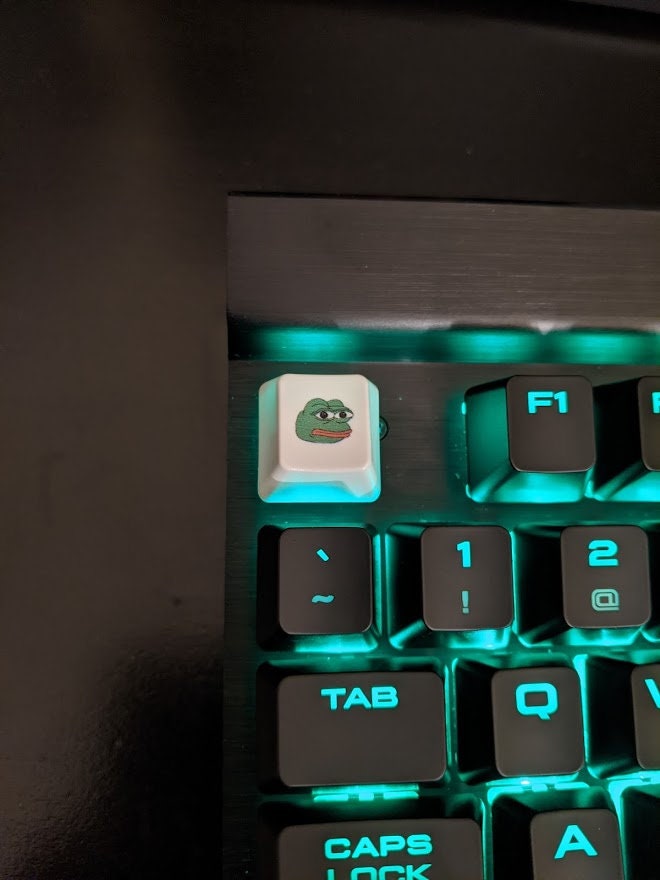 Pepe the Frog Keycap For Mechanical Cherry MX switches | Etsy