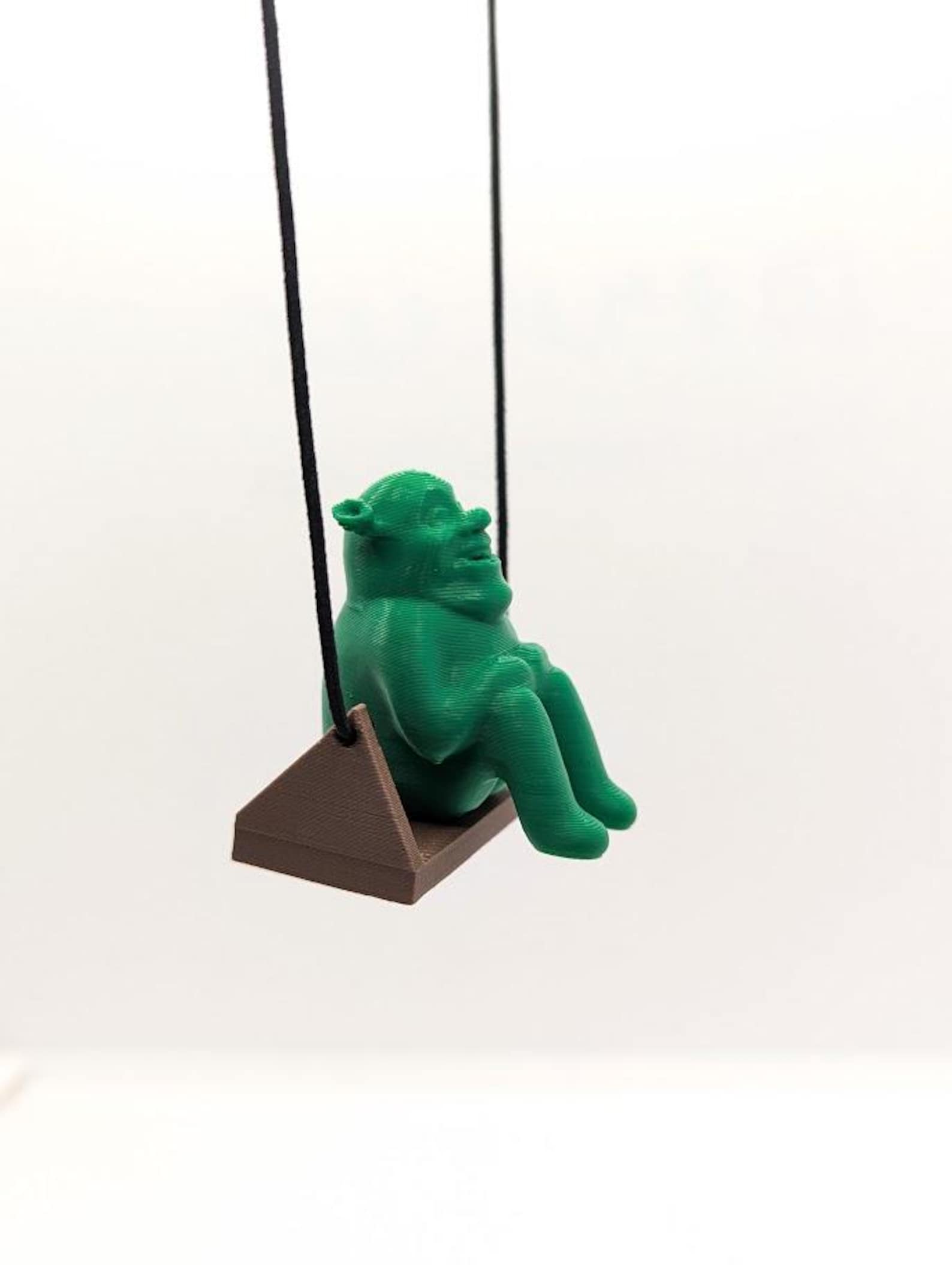 Shrek Swing Car Hanging Ornament for Rear View Mirror, Cute Decoration ...
