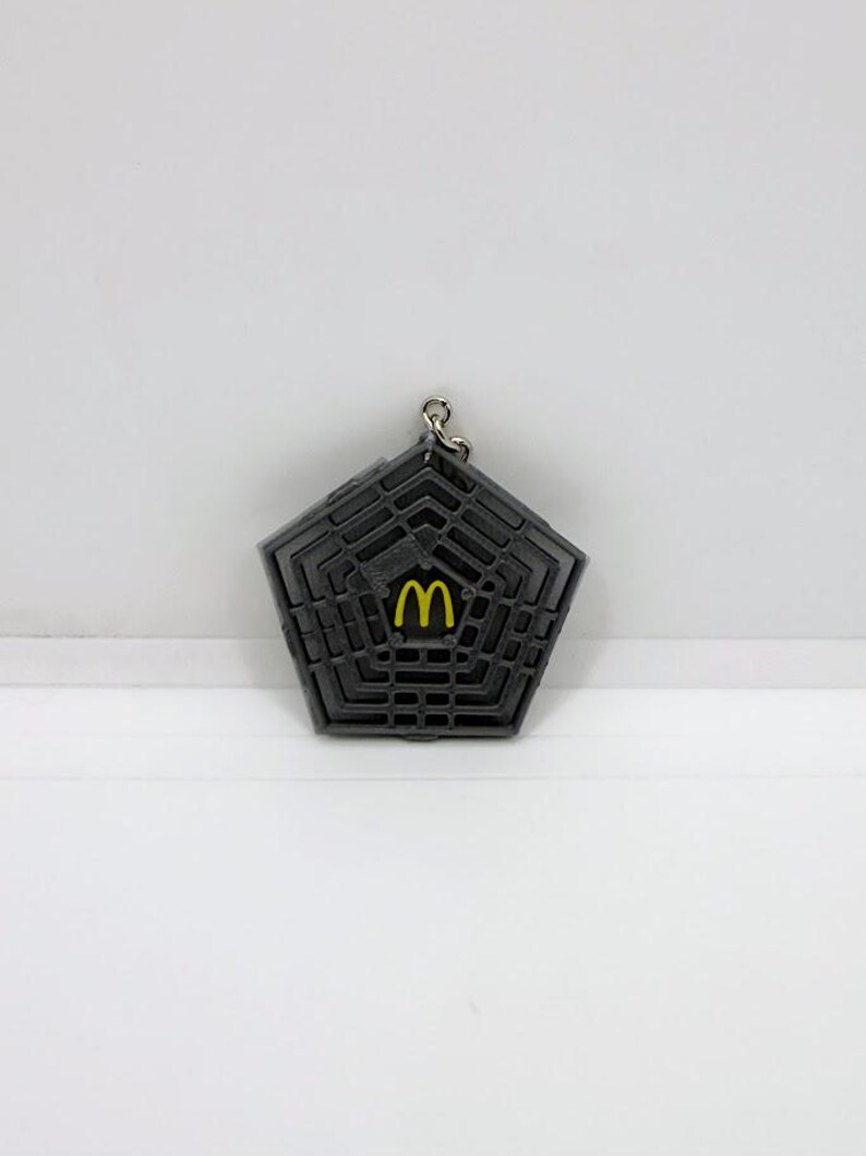 There's a Mcdonalds in the Pentagon Keychain - Etsy